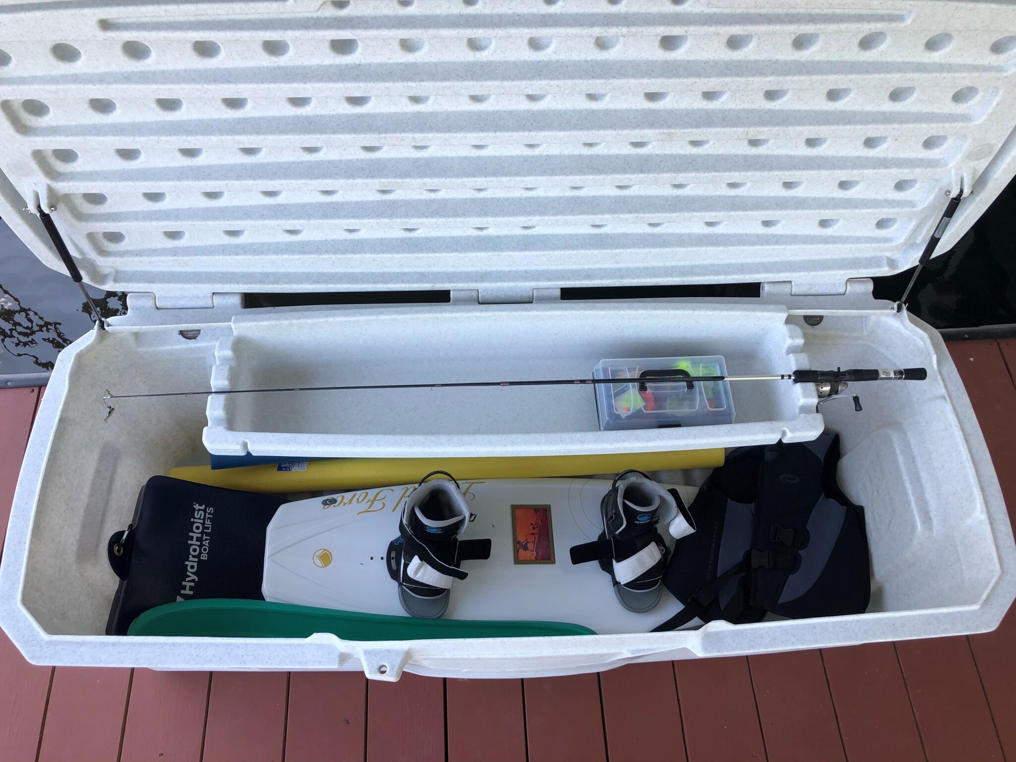 HydroLocker Dock Storage Locker - Top Shelf Boat Lifts